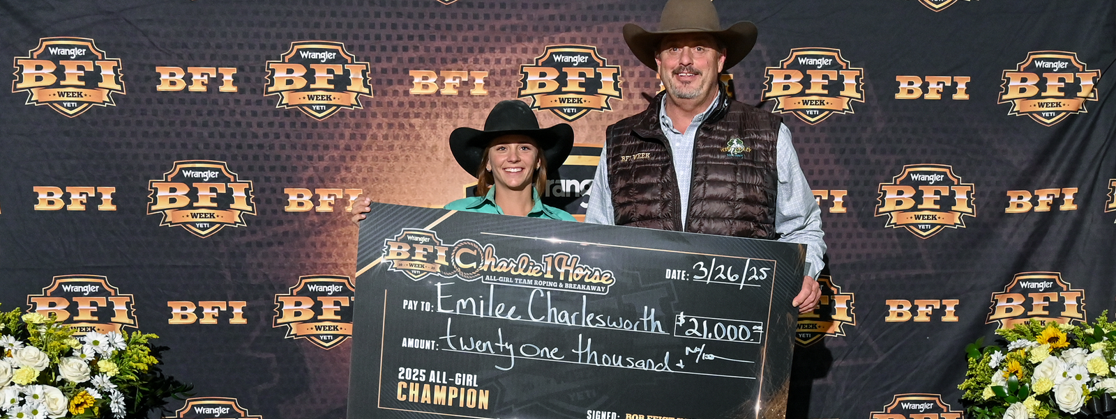 Emilee Charlesworth Claims Victory at 2025 Charlie 1 Horse Breakaway ...